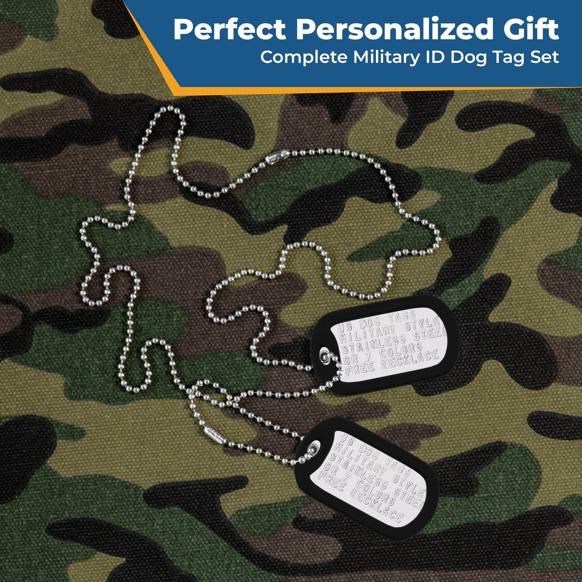 Mua GoTags Pet ID Custom US Military Dog Tag Personalized ID Set ...