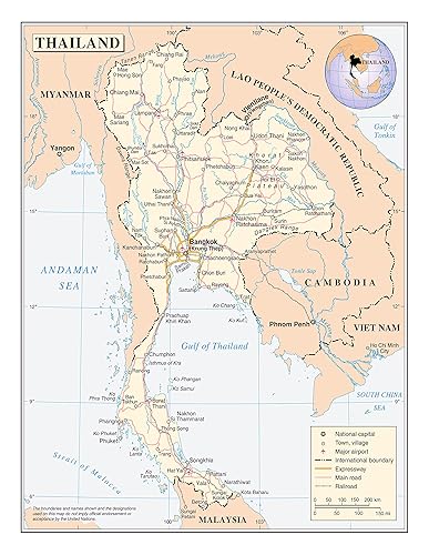Palmetto Posters 24x31 Laminated Poster: Large detailed political map ...