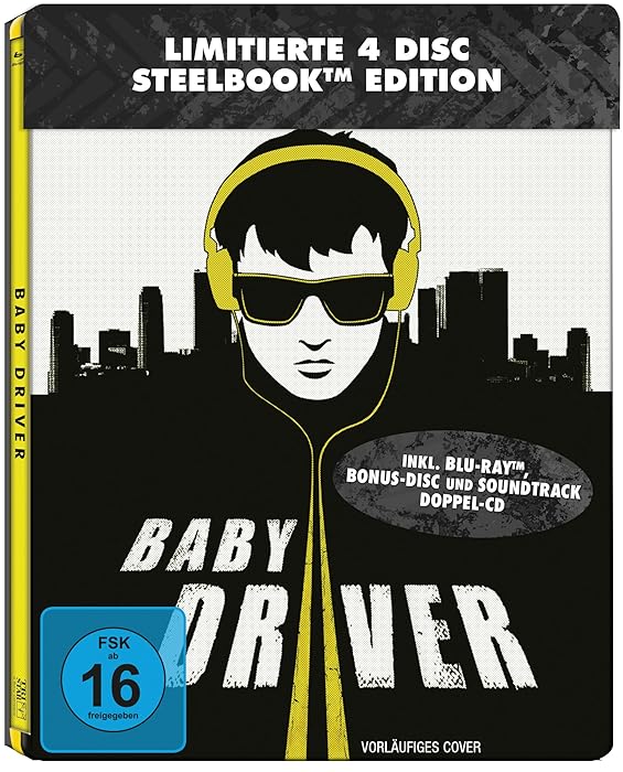 Baby Driver Steelbook (Includes Original Soundtrack) (Germany) - Blu ...