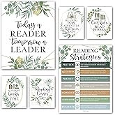 Amazon.com: Hadley Designs 6 Farmhouse Reading Posters for Classroom ...