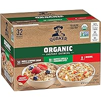 Amazon.com: QUAKER Instant Oatmeal, USDA Organic, Non-GMO Project ...