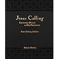 Amazon.com: Jesus Calling Note-Taking Edition, Leathersoft, Black, with Full Scriptures ...