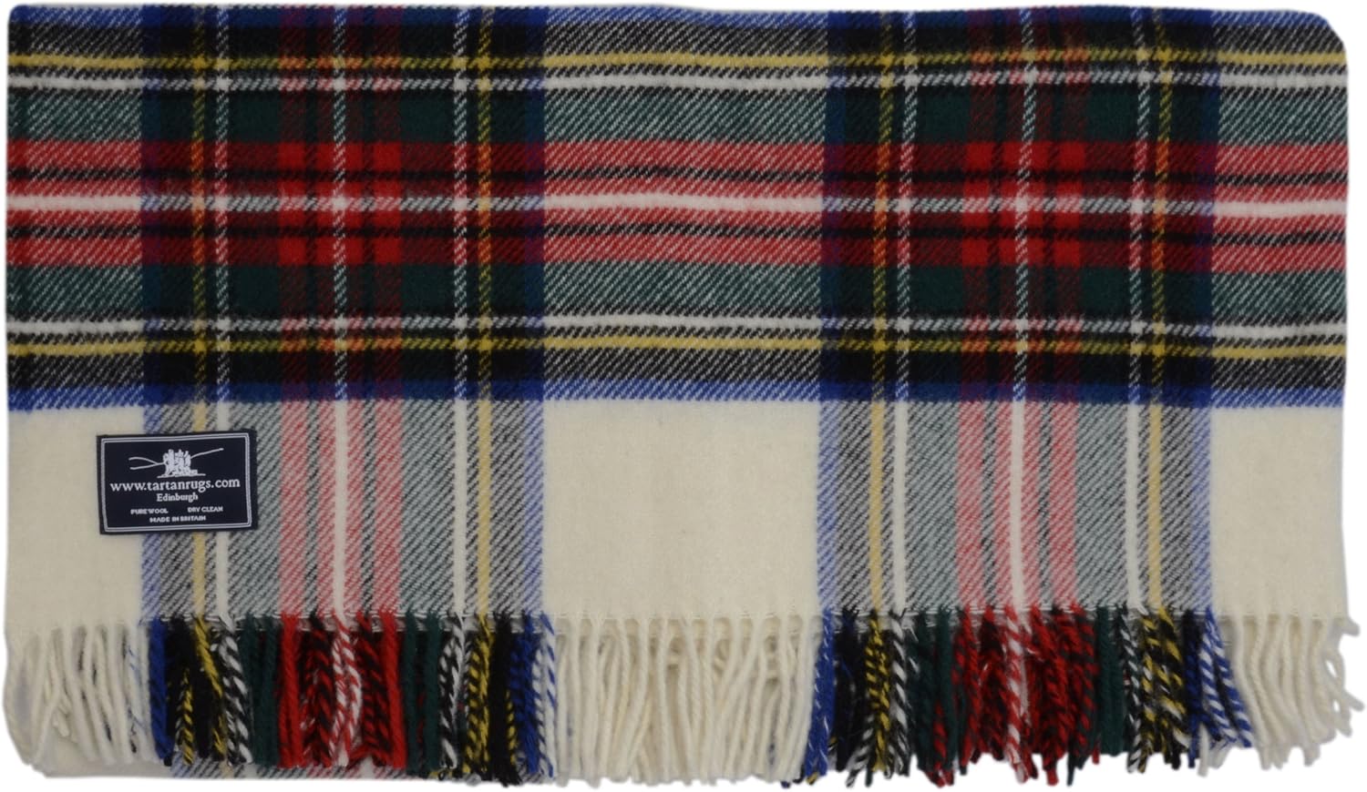 Tweedmill Textiles Dress Stewart Tartan Premium Wool Travel Rug – BigaMart