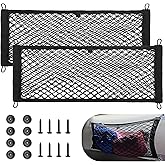 Amazon.com: RED WOLF 2 Layer Small Mesh Cargo Net Elastic Storage Netting 2 Pcs Stretchable Car ...