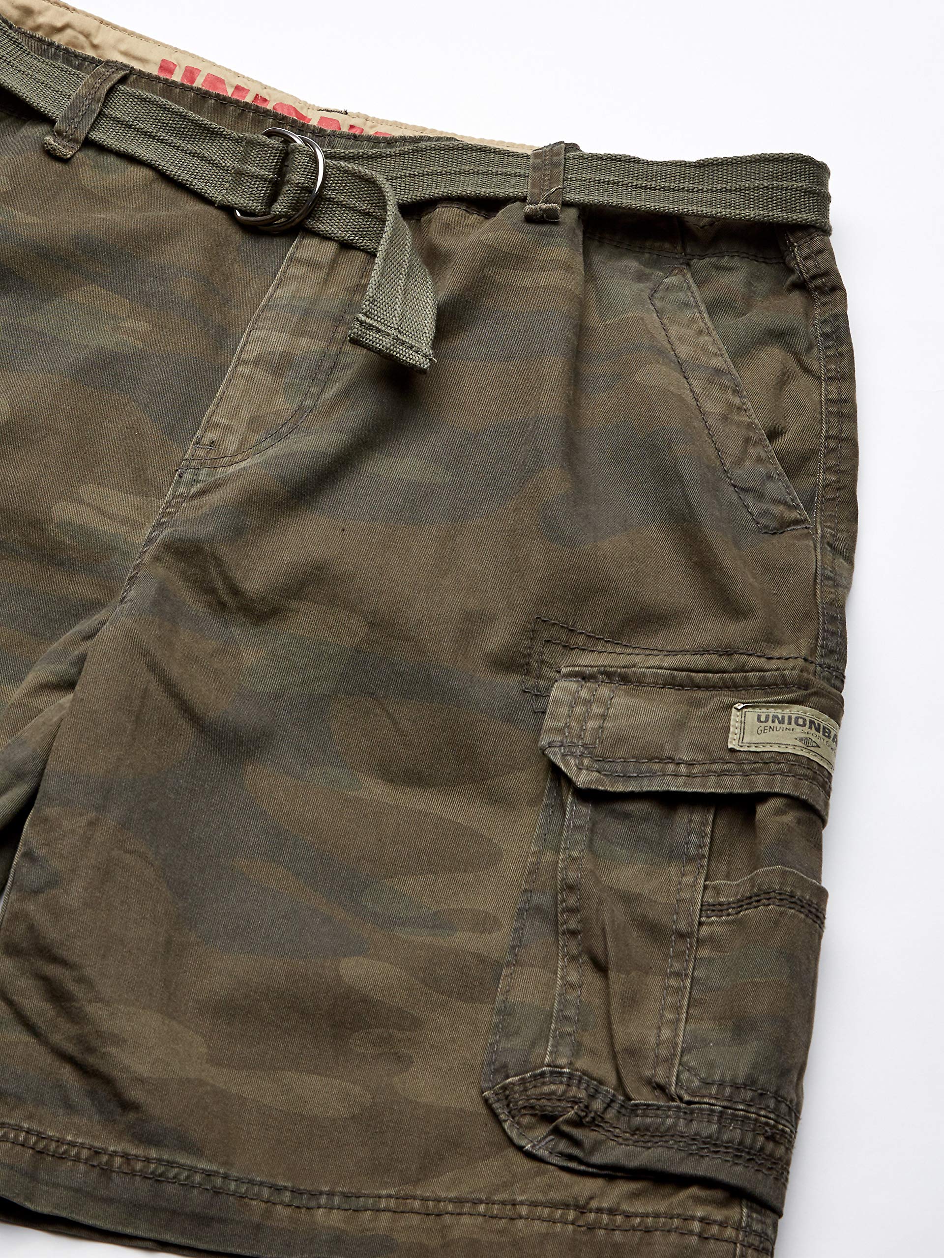 UNIONBAY Men's Survivor Belted Cargo Short-Reg and Big & Tall Sizes ...