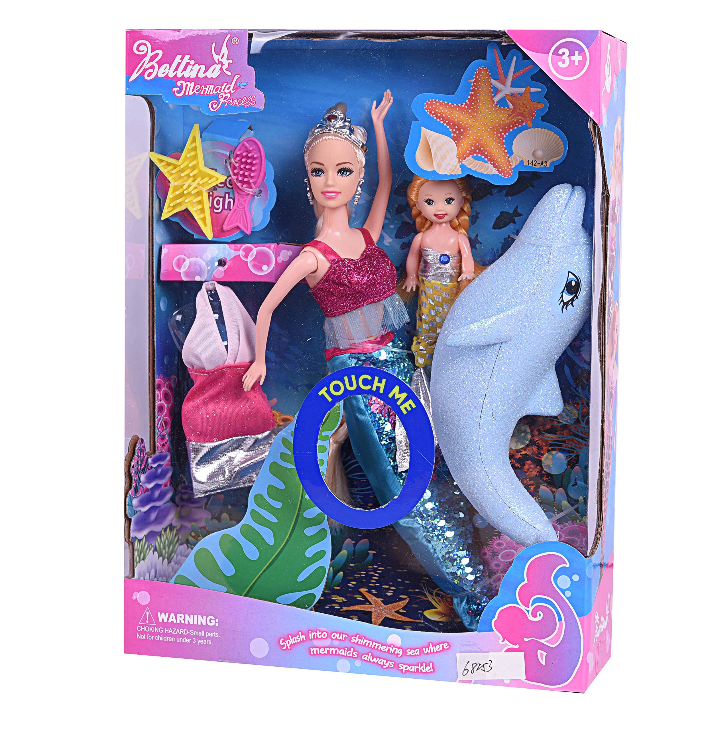 Mua Reversing the Sequins Mermaid Princess Doll Playset - Color ...