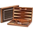 Amazon.com: Yellow Mountain Imports Wooden Inlaid Backgammon Set ...