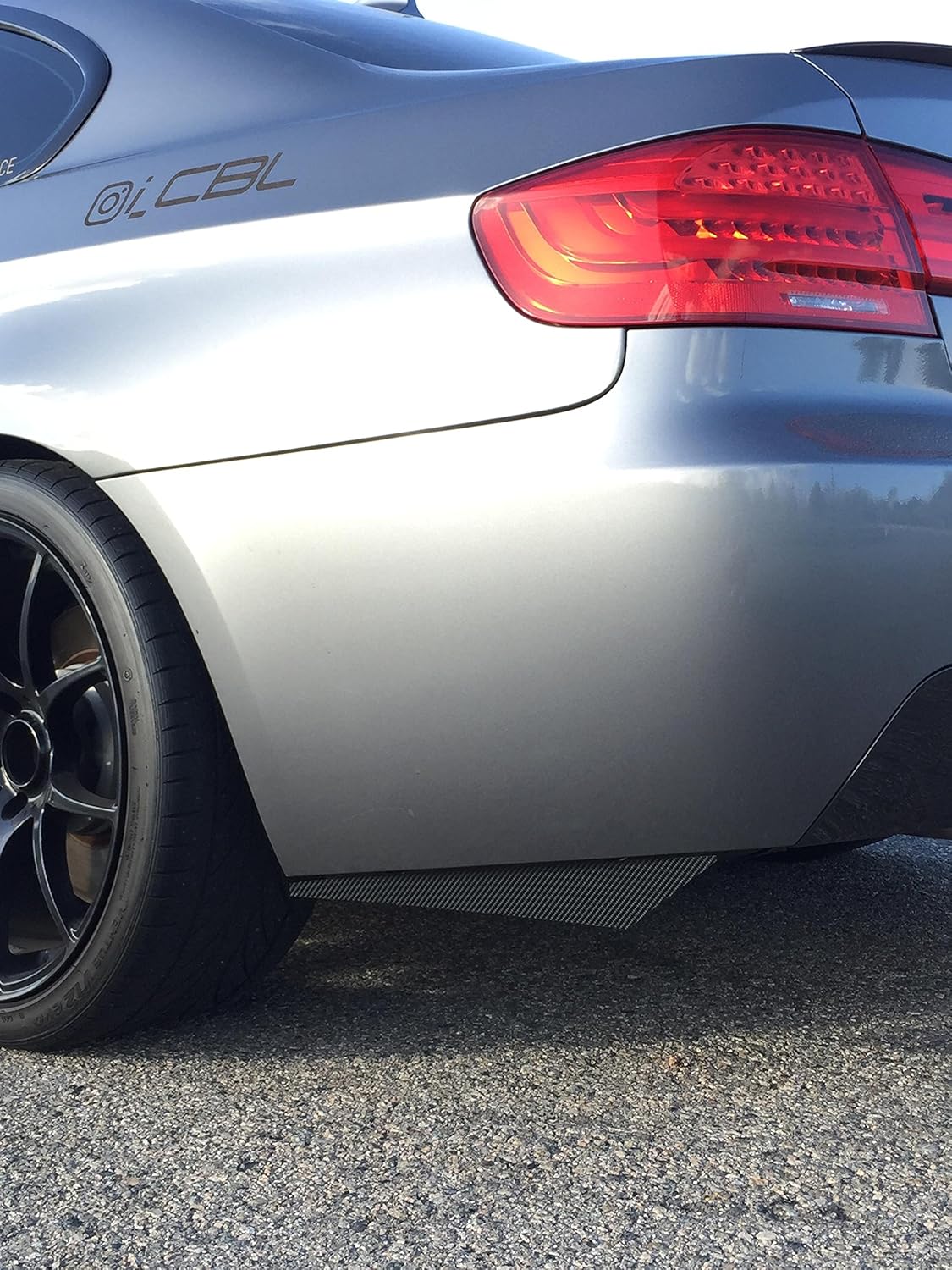 Amazon.com: Rear Bumper Splitters extension fits BMW CF M3 335i 340i ...