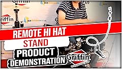 Amazon.com: Remote Hi Hat Stand with Foot Pedal by Griffin | Drummers ...