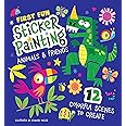 First Fun Sticker Painting: Animals & Friends: 12 Colorful Scenes to ...
