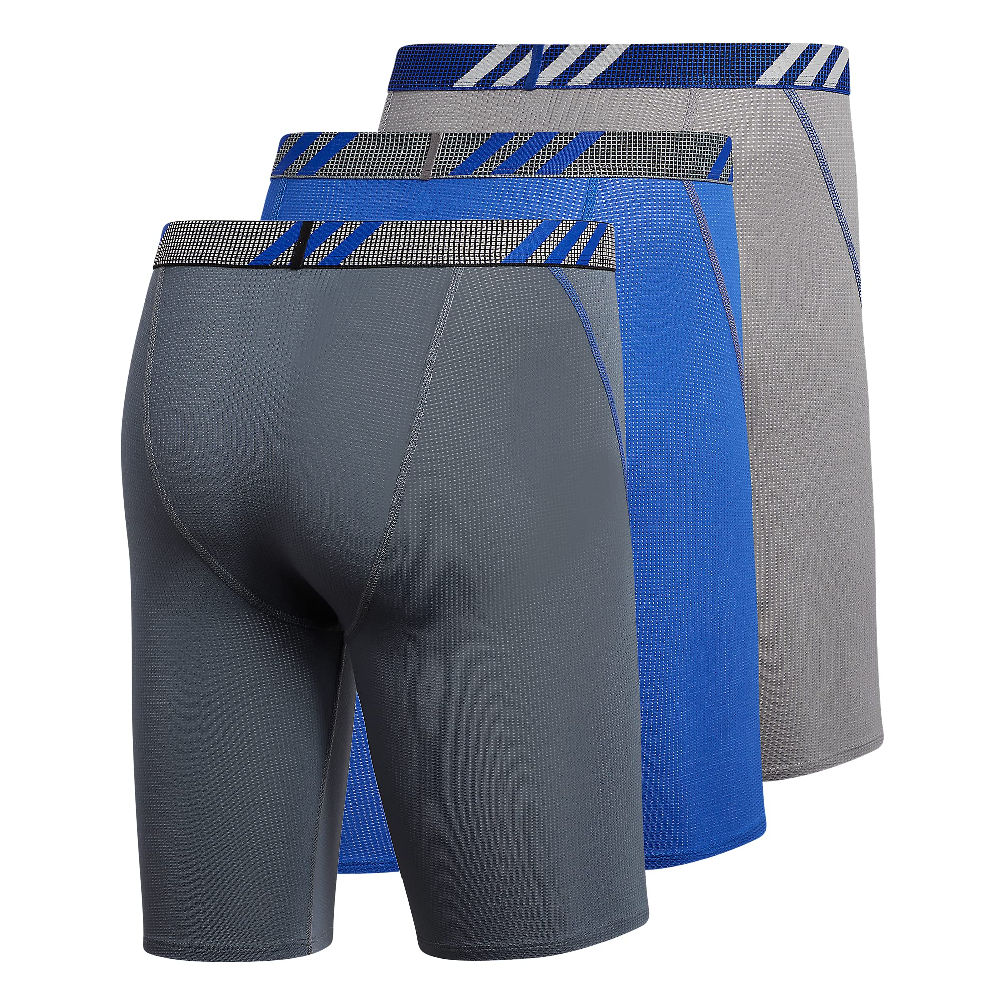 Mua adidas Men's Performance Mesh Long Boxer Brief Underwear (3-Pack ...