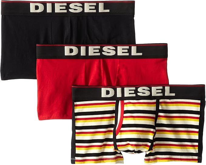 Diesel Men's Boxer-Briefs (Pack of 3): Amazon.co.uk: Clothing