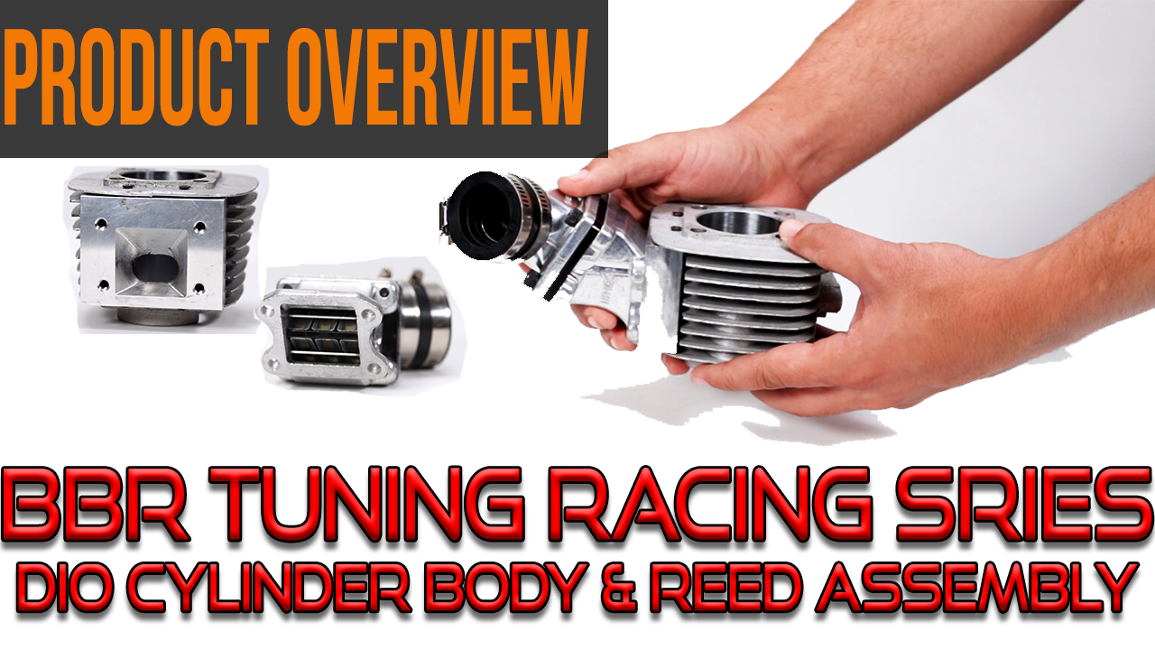 Watch BBR Tuning Racing Series DIO Cylinder Body & Reed Assembly ...