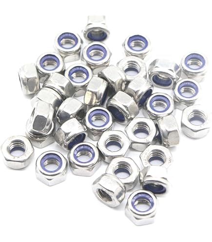 Drone Motor 10Pcs M2 M3 M4 M5 M6 Aluminum Flanged Nylon Lock Nut 10 ...