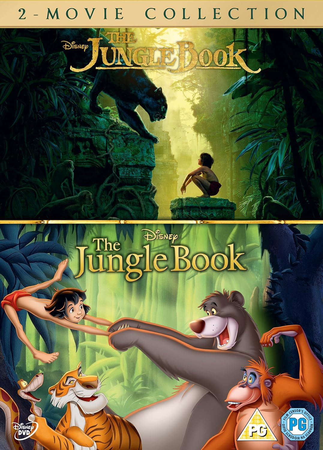 The Jungle Book Live Action and Animation Box Set DVD: Amazon.co.uk ...