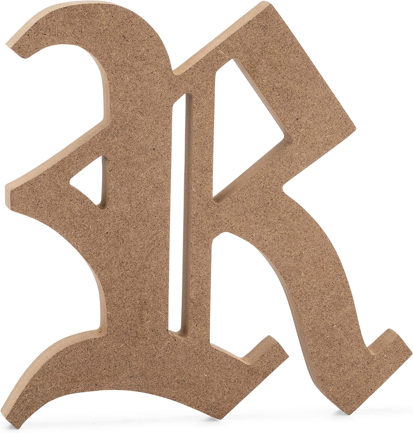 JoePaul’s Crafts – 15cm Old English Wooden Letter R – Premium MDF Wood ...