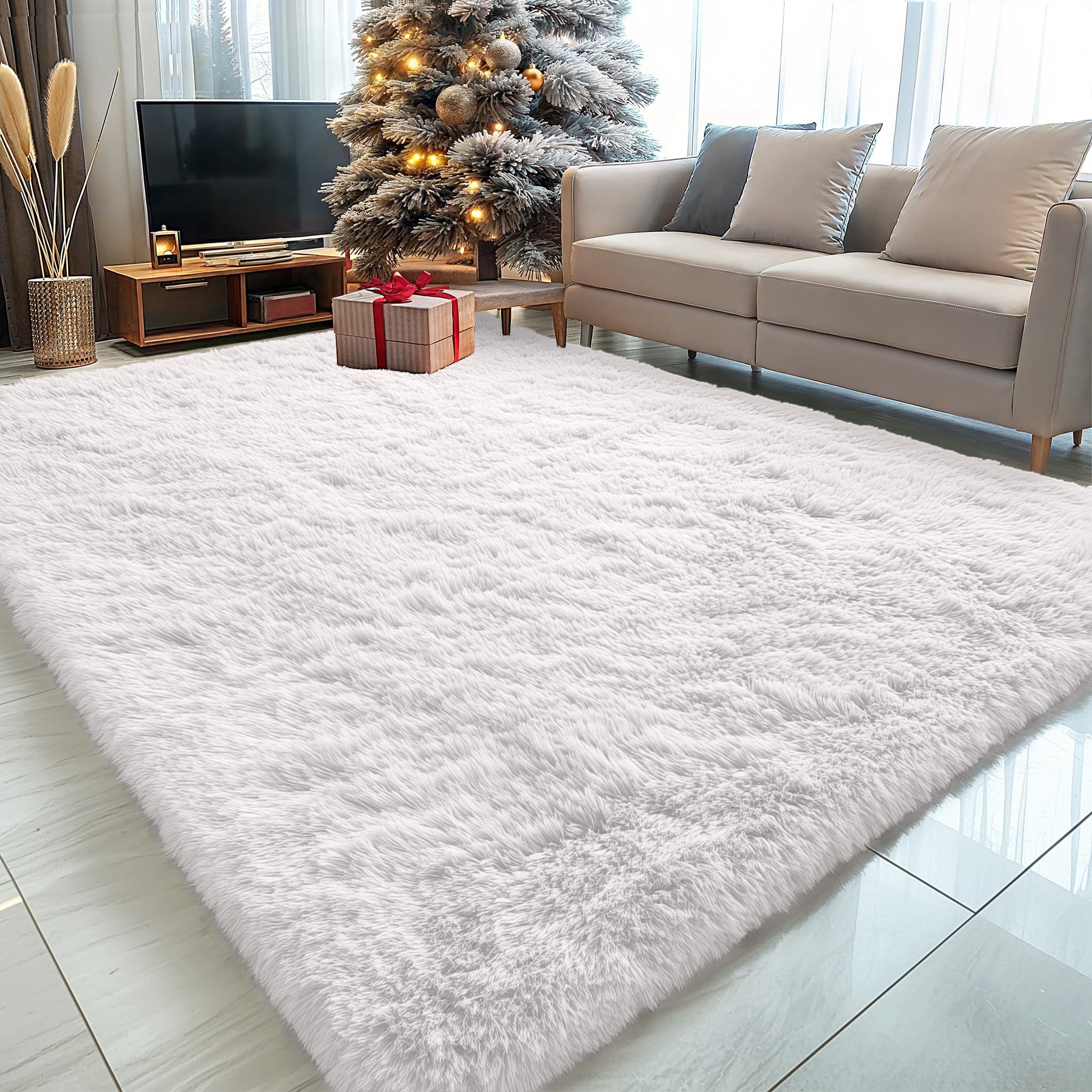 OLANLY 5x7 Machine Washable Large Area Rugs for Living Room, Bedroom ...