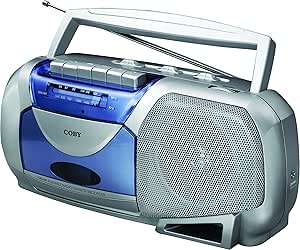 Amazon.com: Coby Portable Cassette Player/Recorder with AM/FM Radio ...