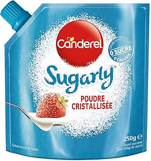 Canderel Sugarly Doypack Poudre Cristallisée 250 gr - Edulcorant Zero ...