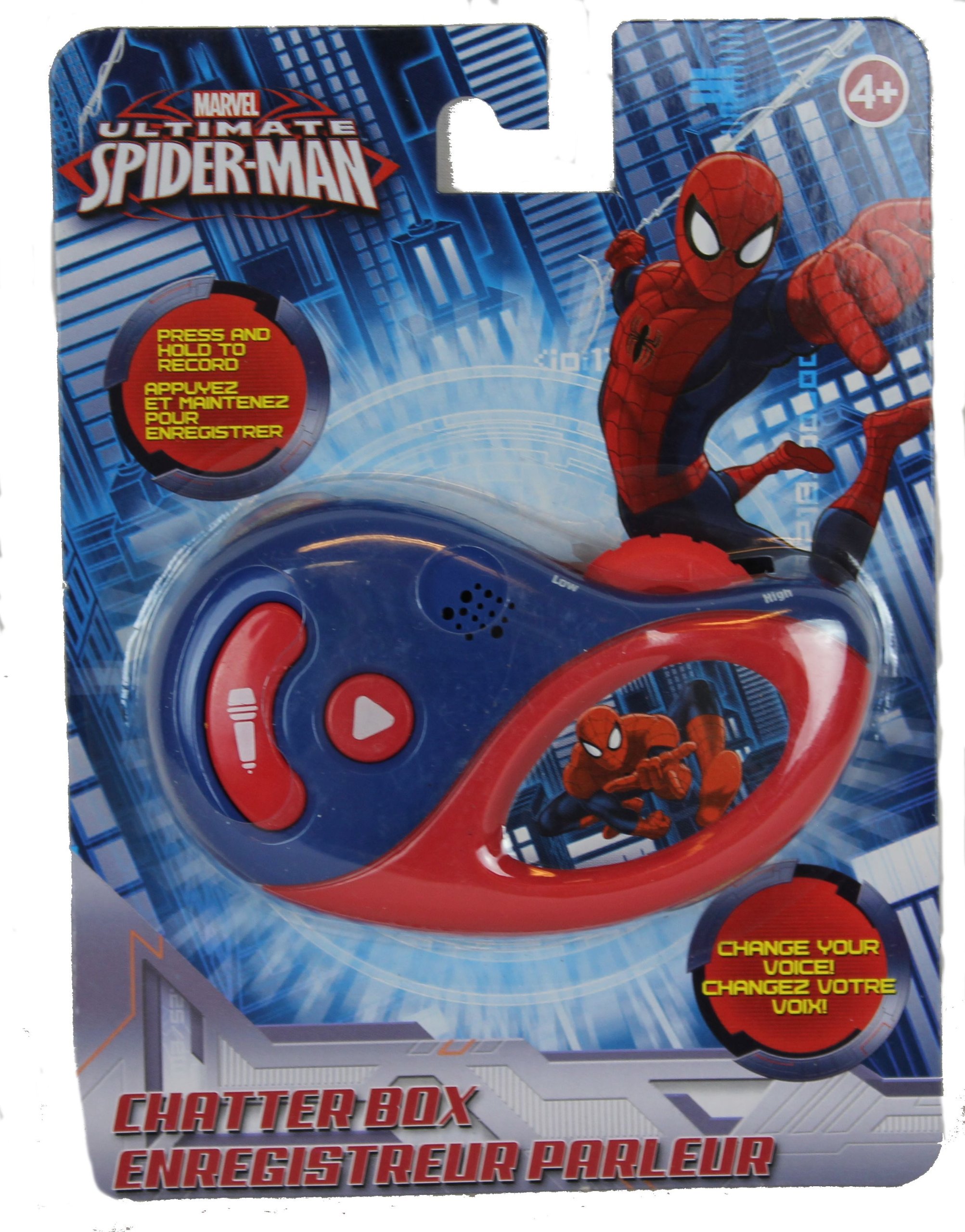 Buy Marvel Ultimate Spider-Man Chatter Box Voice Changer Toy Online at ...