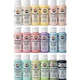 Amazon.com: Delta Creative 18 Ceramcoat Acrylic Paint Set, 2 oz, Top Colors