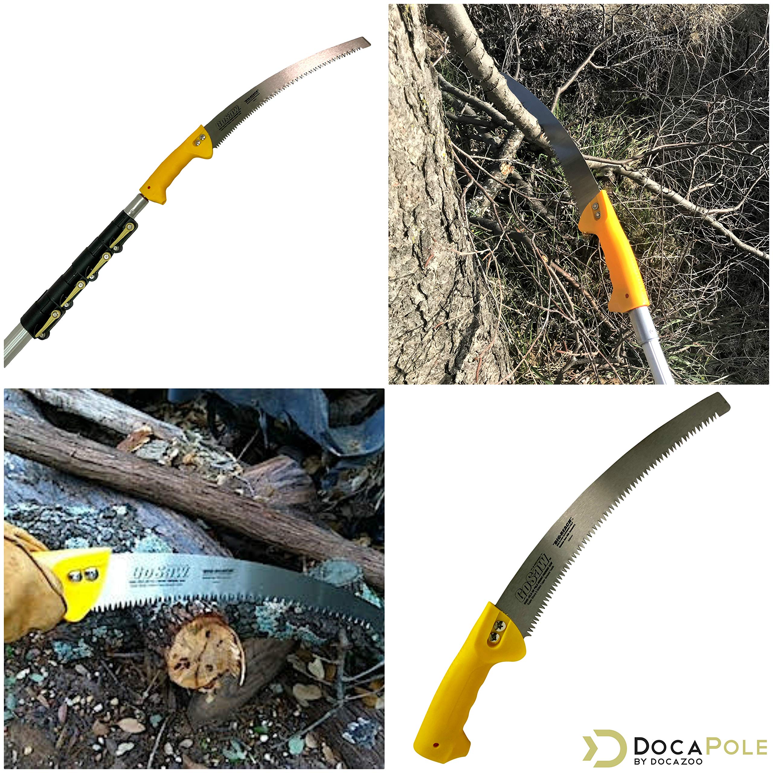 DocaPole "GoSaw" Combination Extension Pole-Mounted Attachment & Hand ...