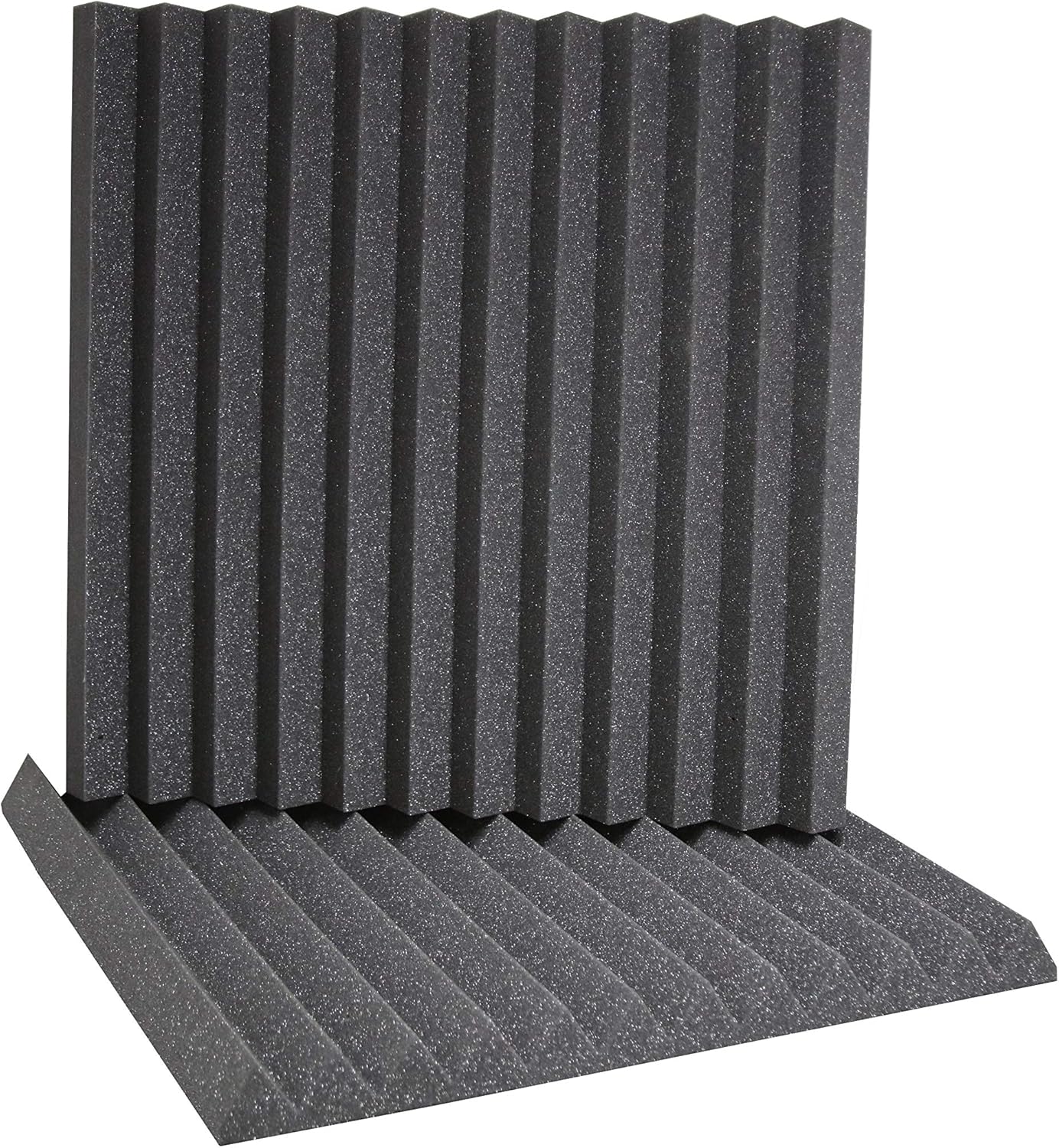 ATS Wedge Foam Acoustic Panels (Charcoal) - 24x24x2 (6pk): Amazon.co.uk ...