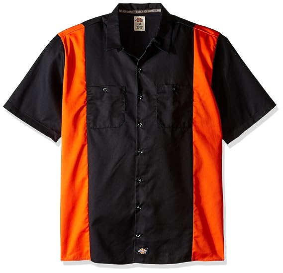 Buy Dickies Men's Short-Sleeve Two-Tone Work Shirt at Amazon.in