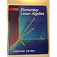 Elementary Linear Algebra: Anton, Howard: 9780470458211: Amazon.com: Books