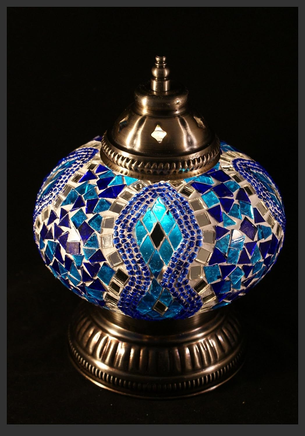 Mosaiklampe Mosaik - Tischlampe L Stehlampe Tischleuchte orientalische ...