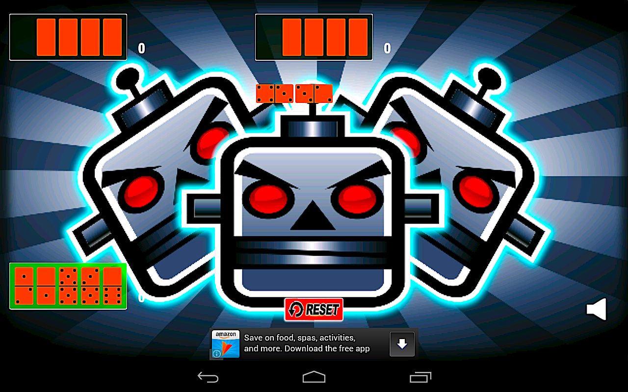 Evil Robots Domino Danger Bot Head Free Dominoes Games for Kindle Multi ...