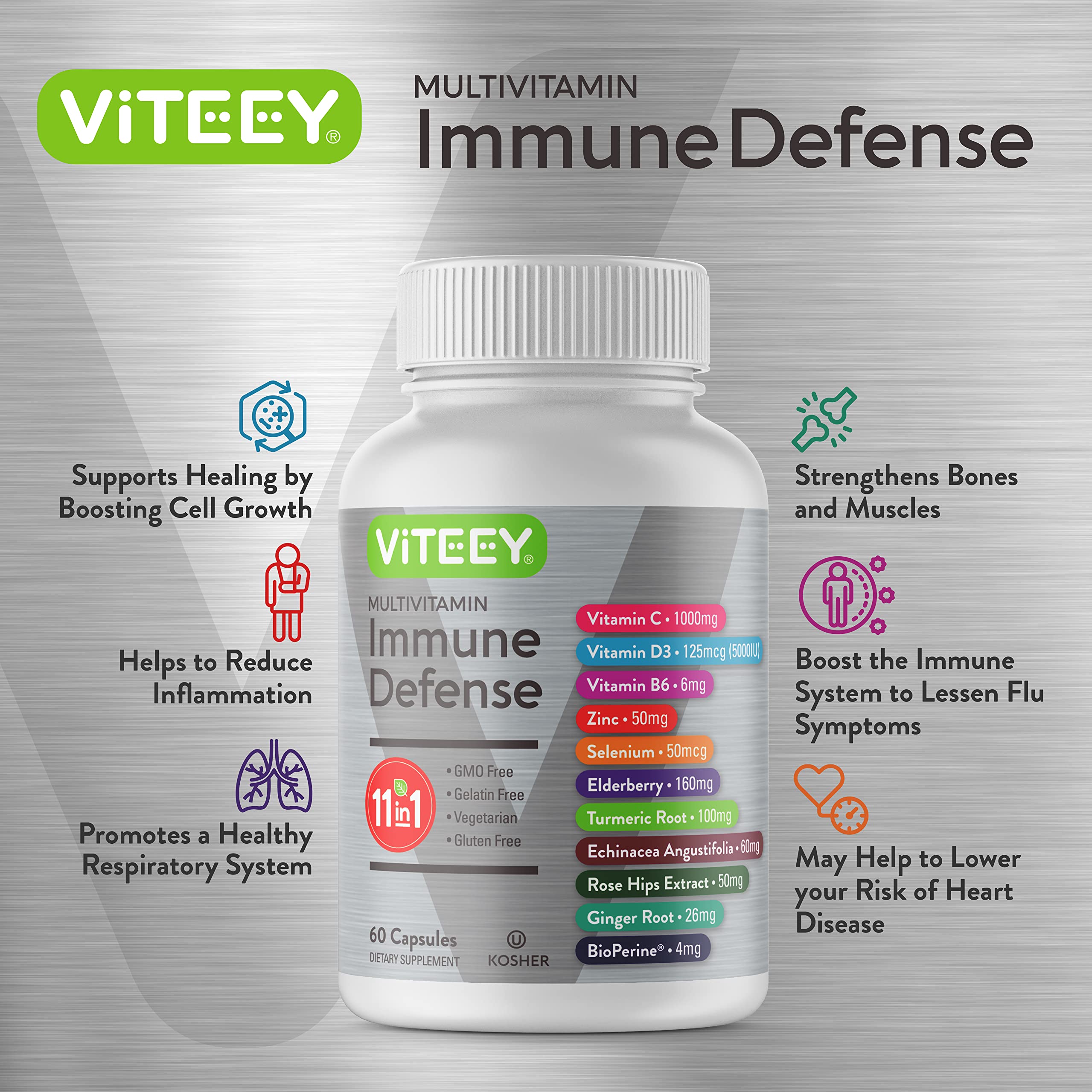 Mua 11 in 1 Multivitamin Immune Defense Supplement - Immune Booster ...