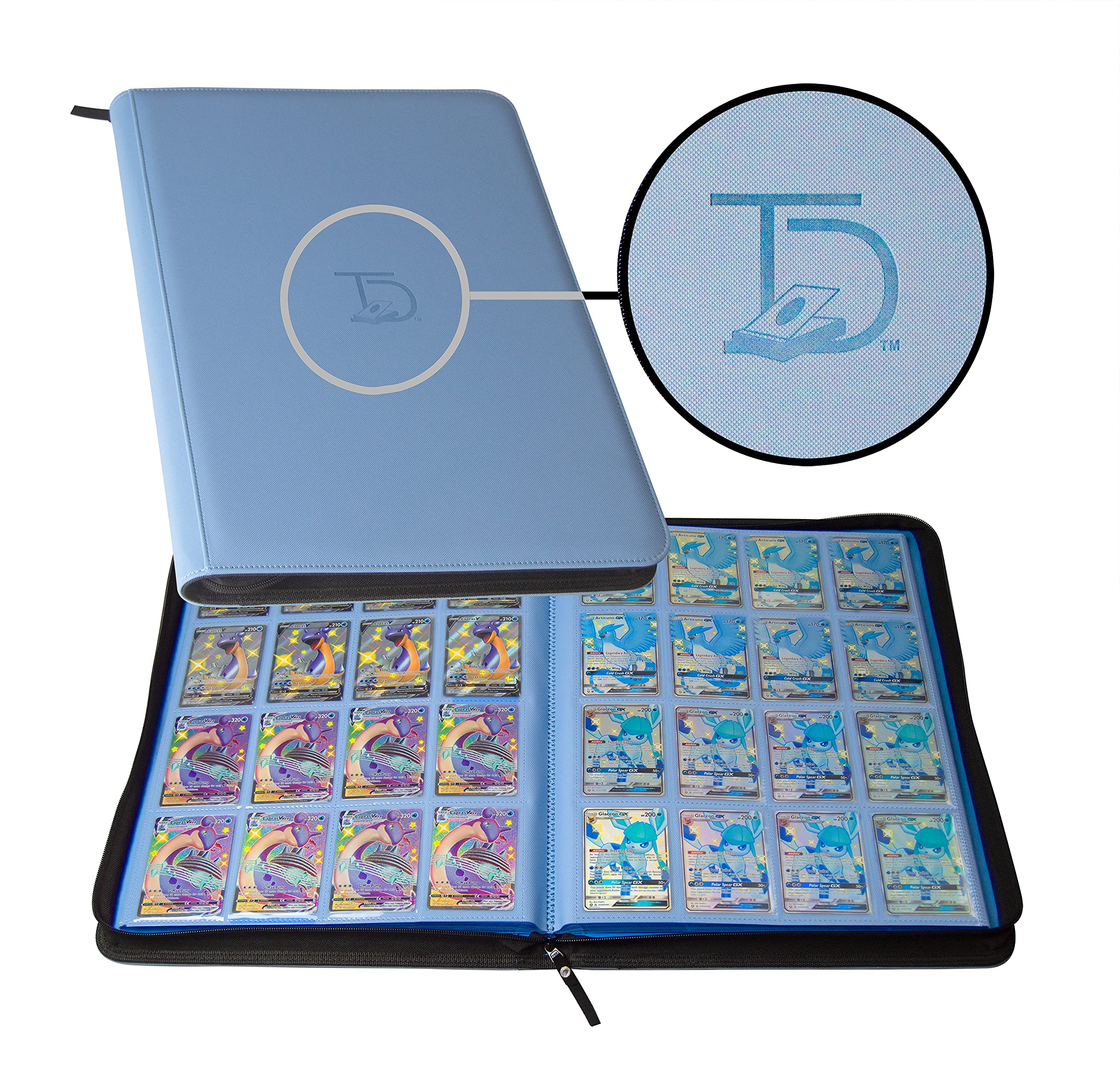 TopDeck 1000 Card Binder - TCG Portfolio - 16 Pocket Card Binder ...