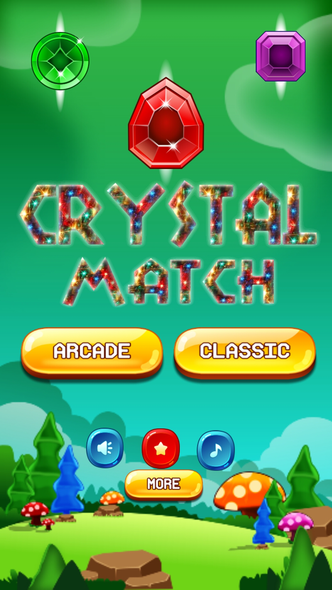 Crystal Match Item - Play Easy Puzzle Additive Match 3 Game:Amazon.com ...