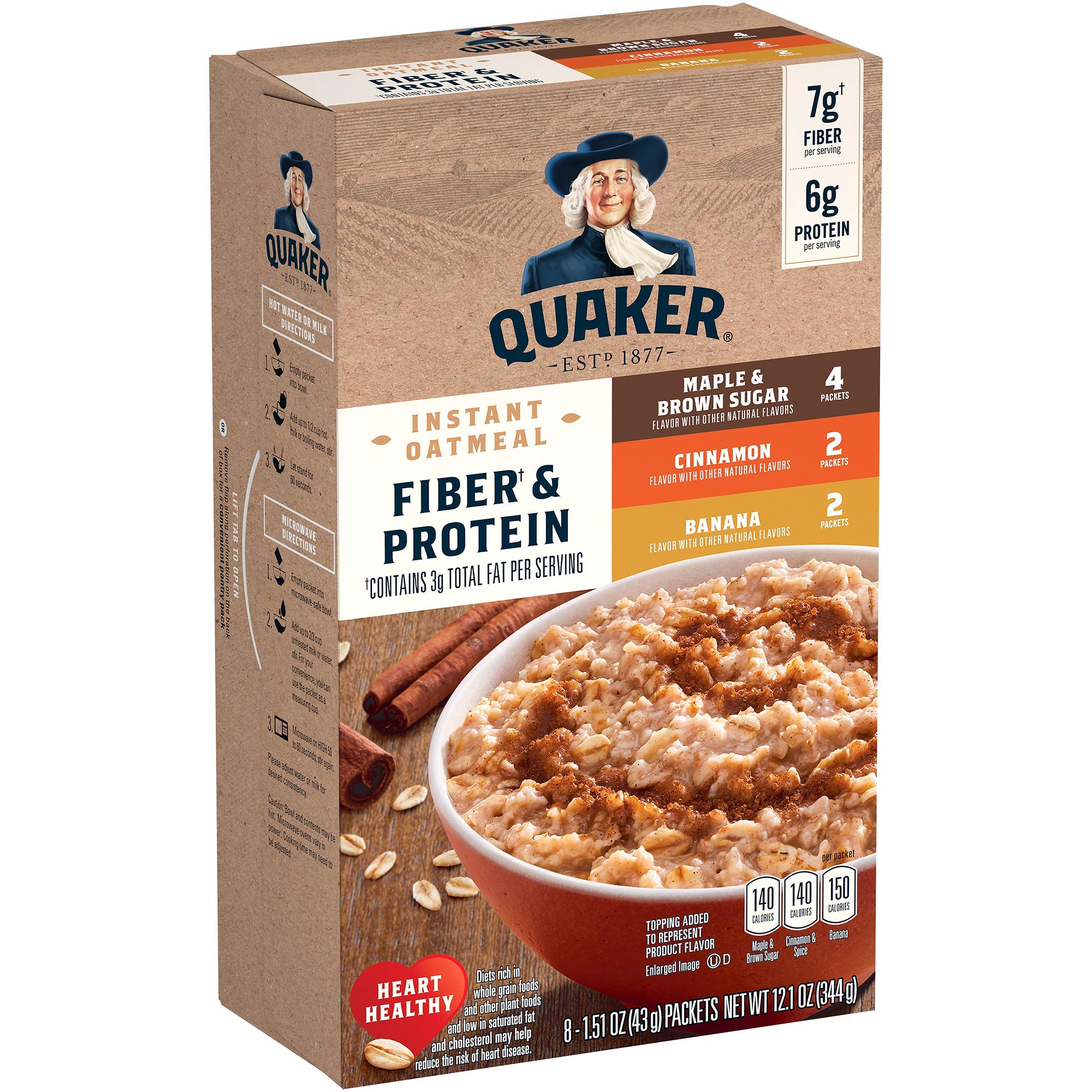Mua Instant Oatmeal Fiber Protein Variety Pack 8, 12.1 Ounce trên ...
