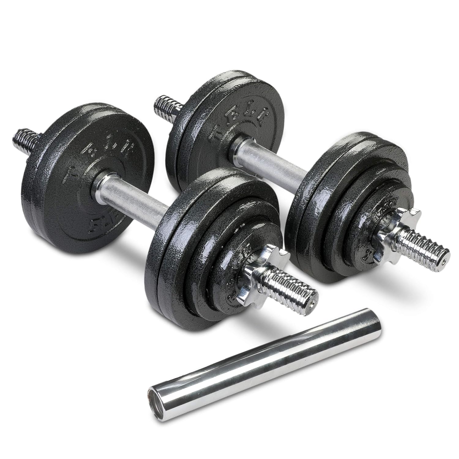 Bingua.com - TELK Adjustable Dumbbells (65 LBS Pair) with Gloss Finish ...