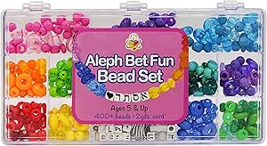 Amazon.com: Aleph Bet Bead Set, Alef Bais Fun Ages 5 and Up