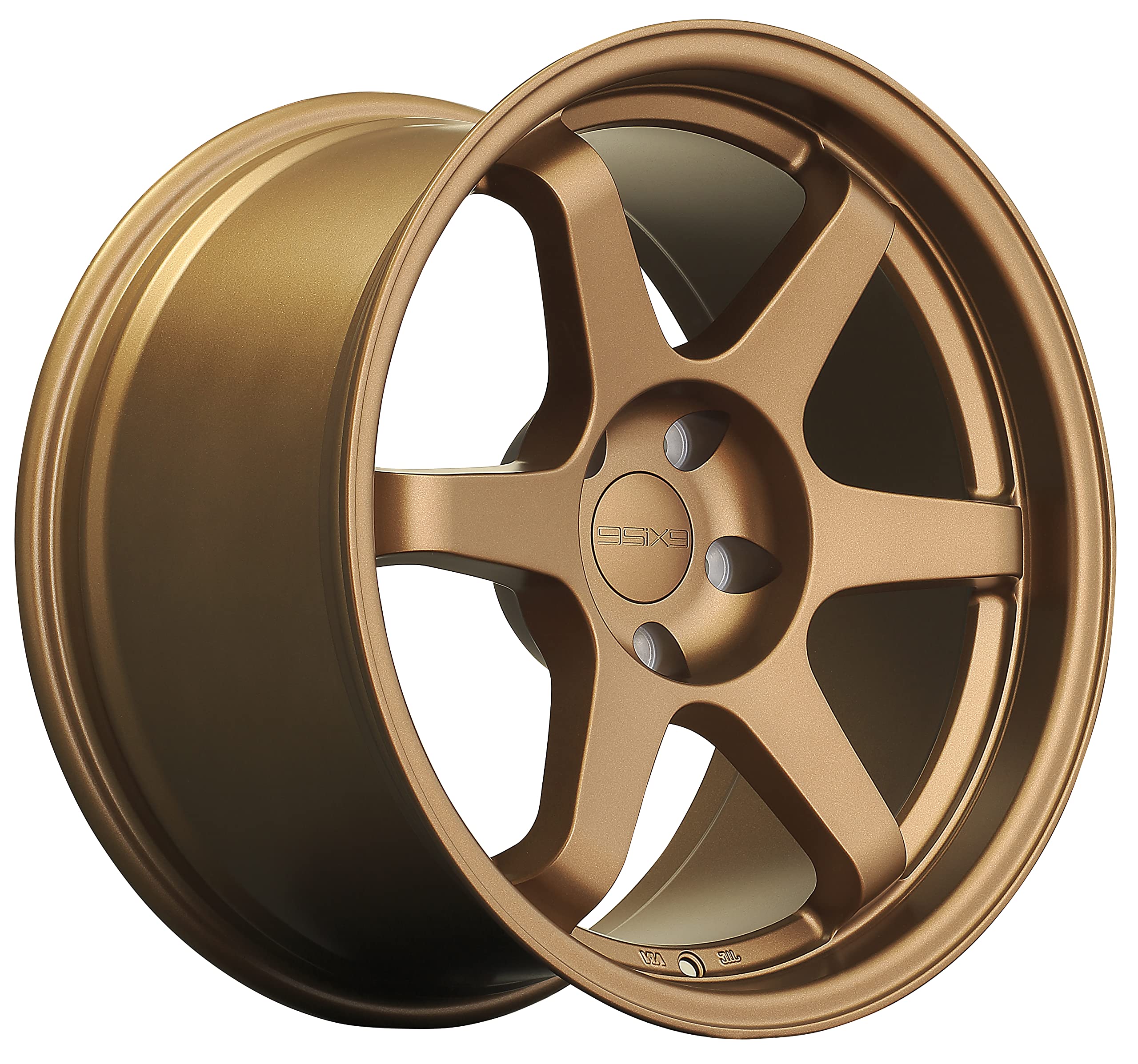 9SIX9 SIX-1 Matte Bronze Wheel with Aluminum (17 x 8. inches /5 x 114 ...