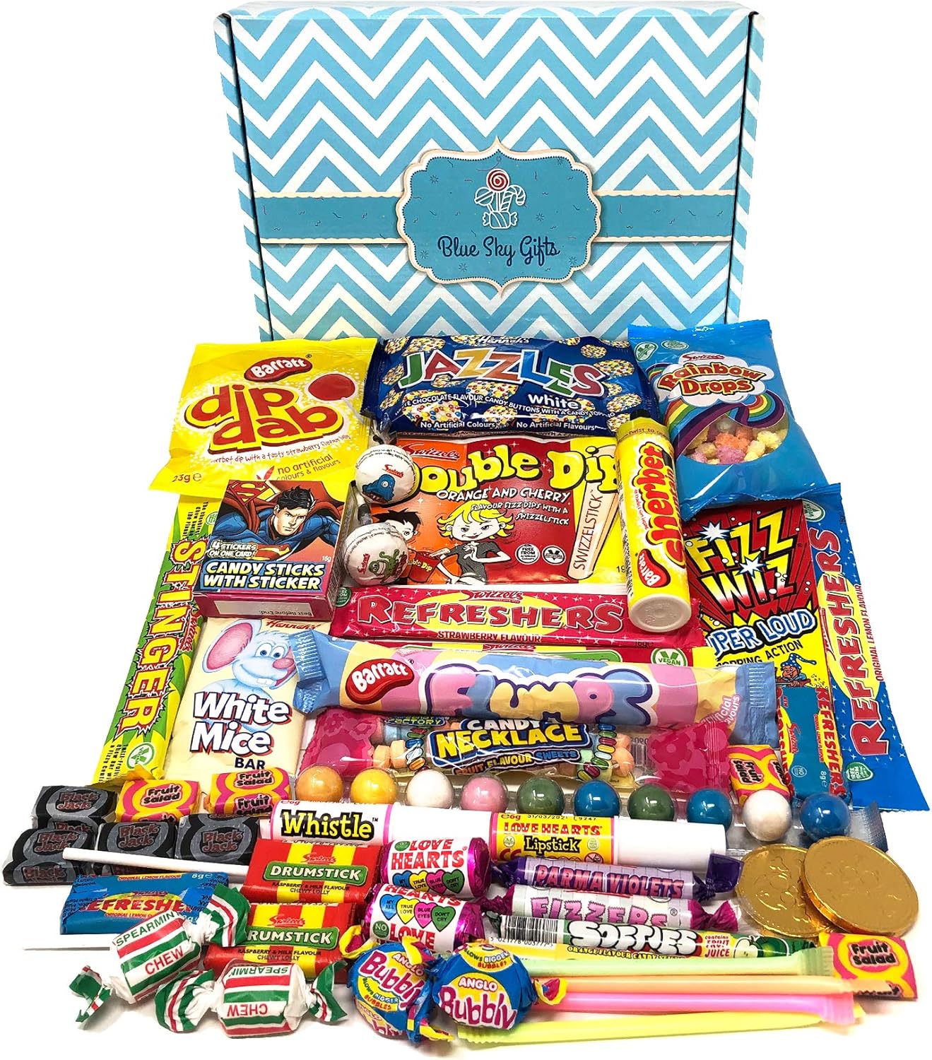 Retro Sweets Hamper Gift Box, Packed with The Best Old School Sweets, A ...