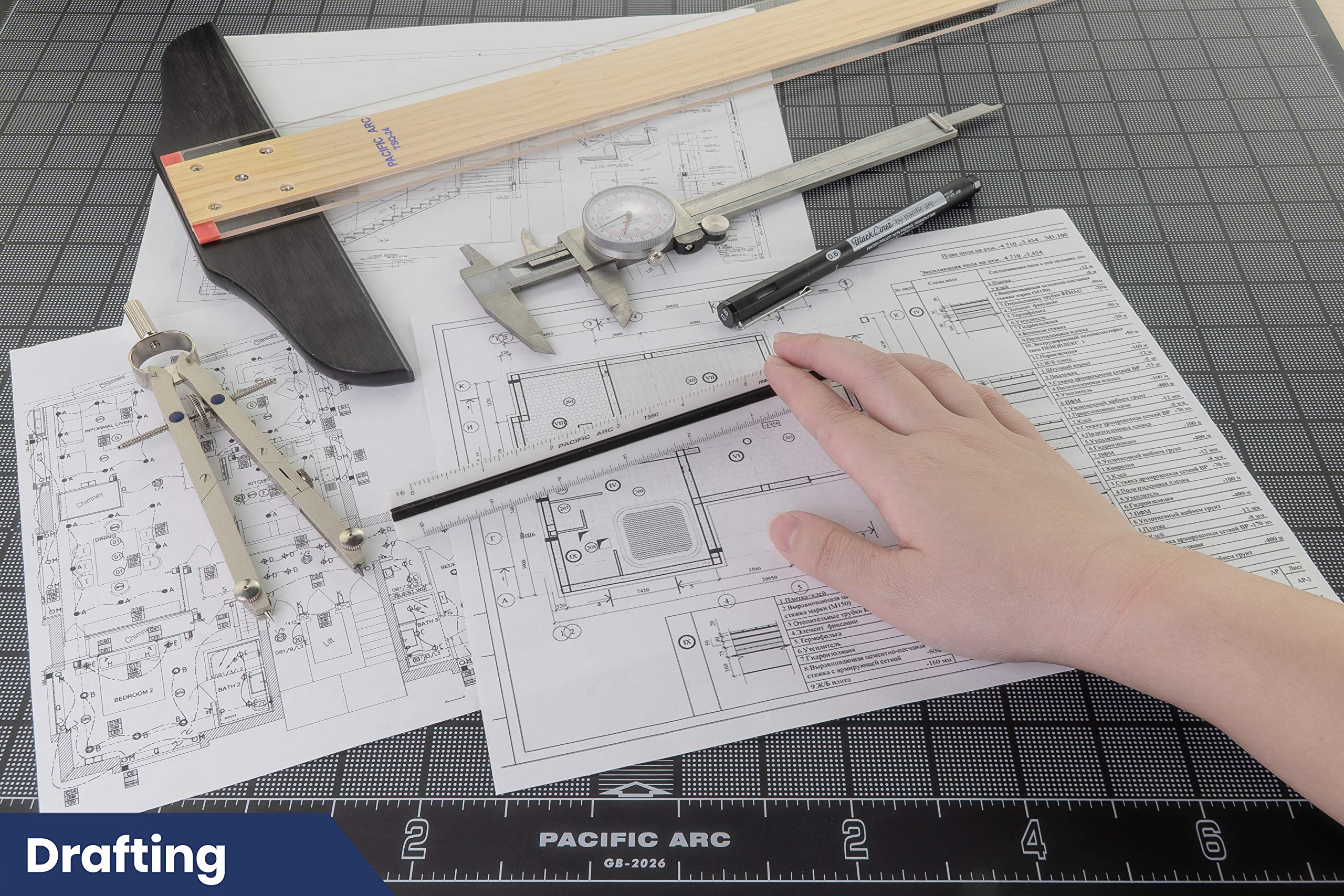 Mua Pacific Arc Architectural Scale Ruler, 6" Scale Ruler for ...
