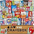Amazon.com: CRAVEBOX Snack Box (50 Count) Halloween Variety Pack Gift ...