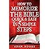 How To Memorize The Entire Bible In No Time Flat - Kindle edition by ...
