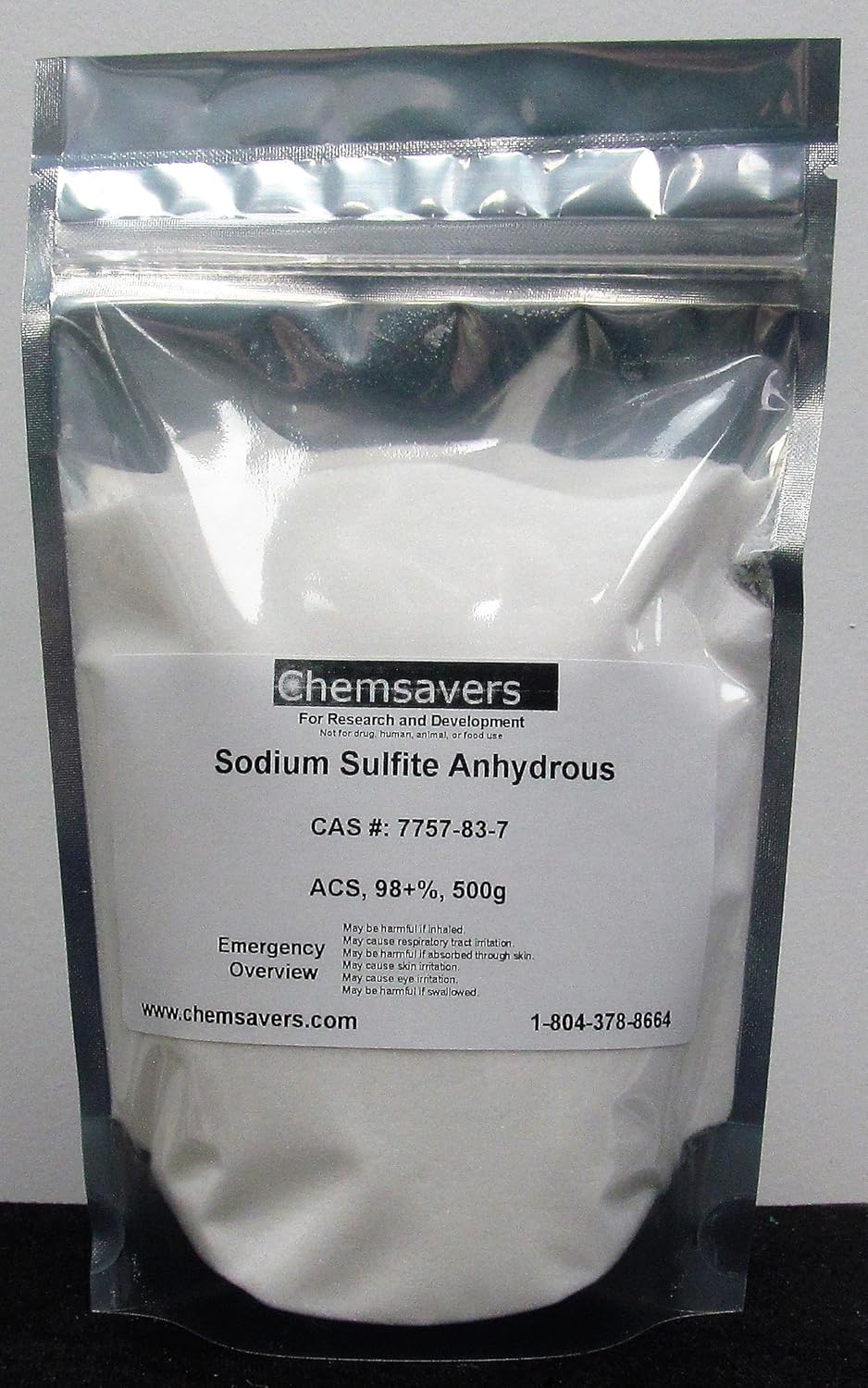 Sodium Sulfite Anhydrous, ACS, 98+%, 500g: Amazon.com: Industrial ...