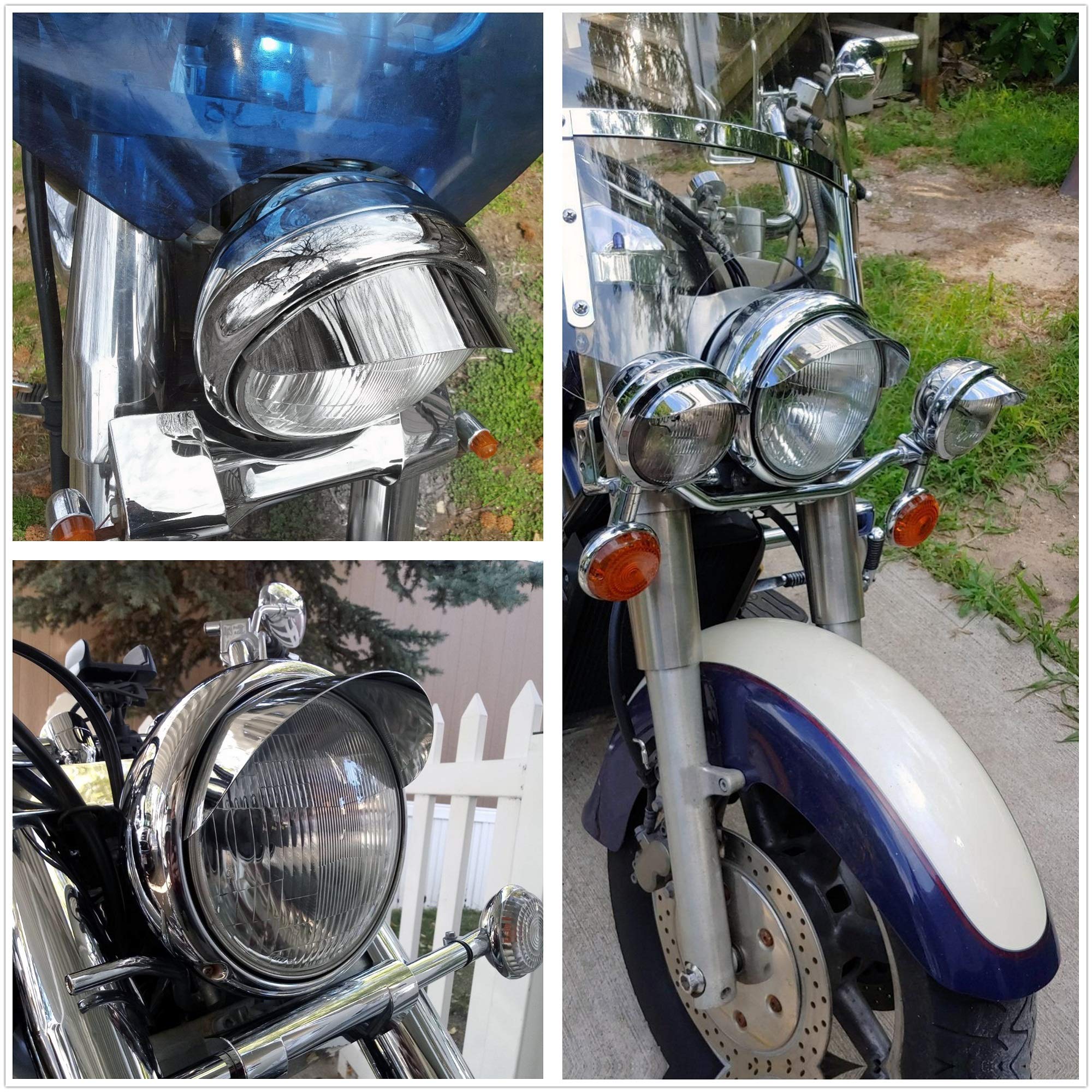 Mua AfterMokit Replacement Universal 7 inch Round Headlight Visor for ...