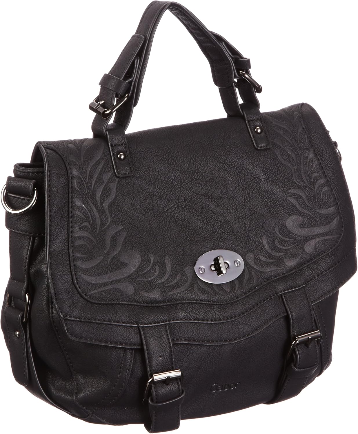 Gabor INES Handtasche, schwarz 6539 60, Damen Henkeltaschen, Schwarz ...