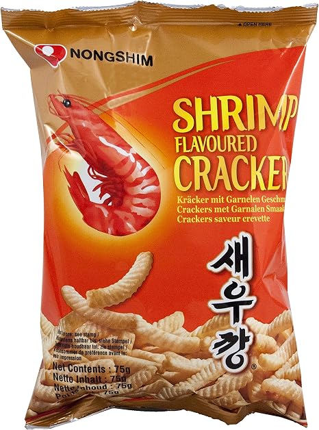 Nong Shim Shrimp Flavoured Chips 75g: Amazon.co.uk: Grocery