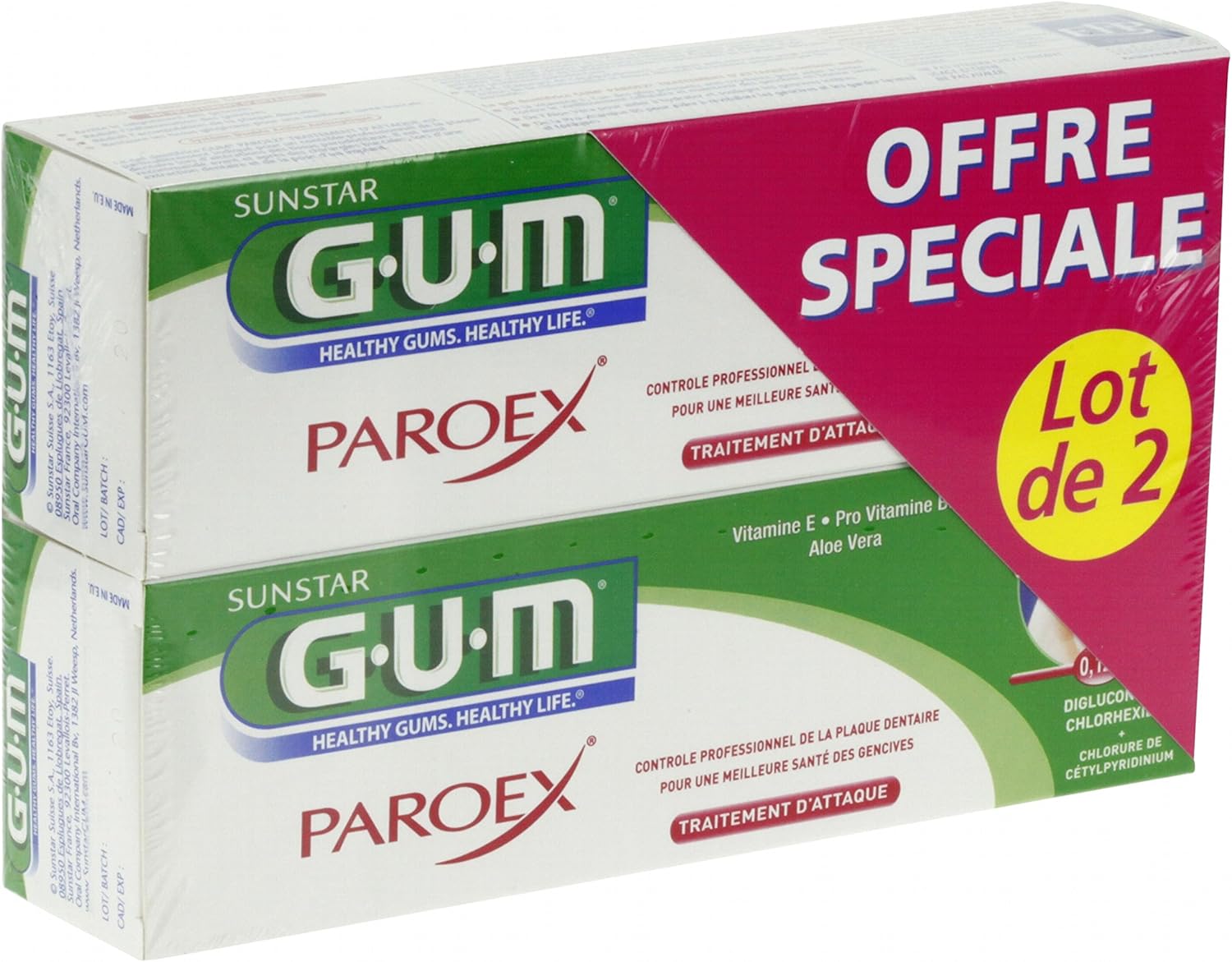 GUM Paroex Toothpaste Gel 2 x 75ml – BigaMart