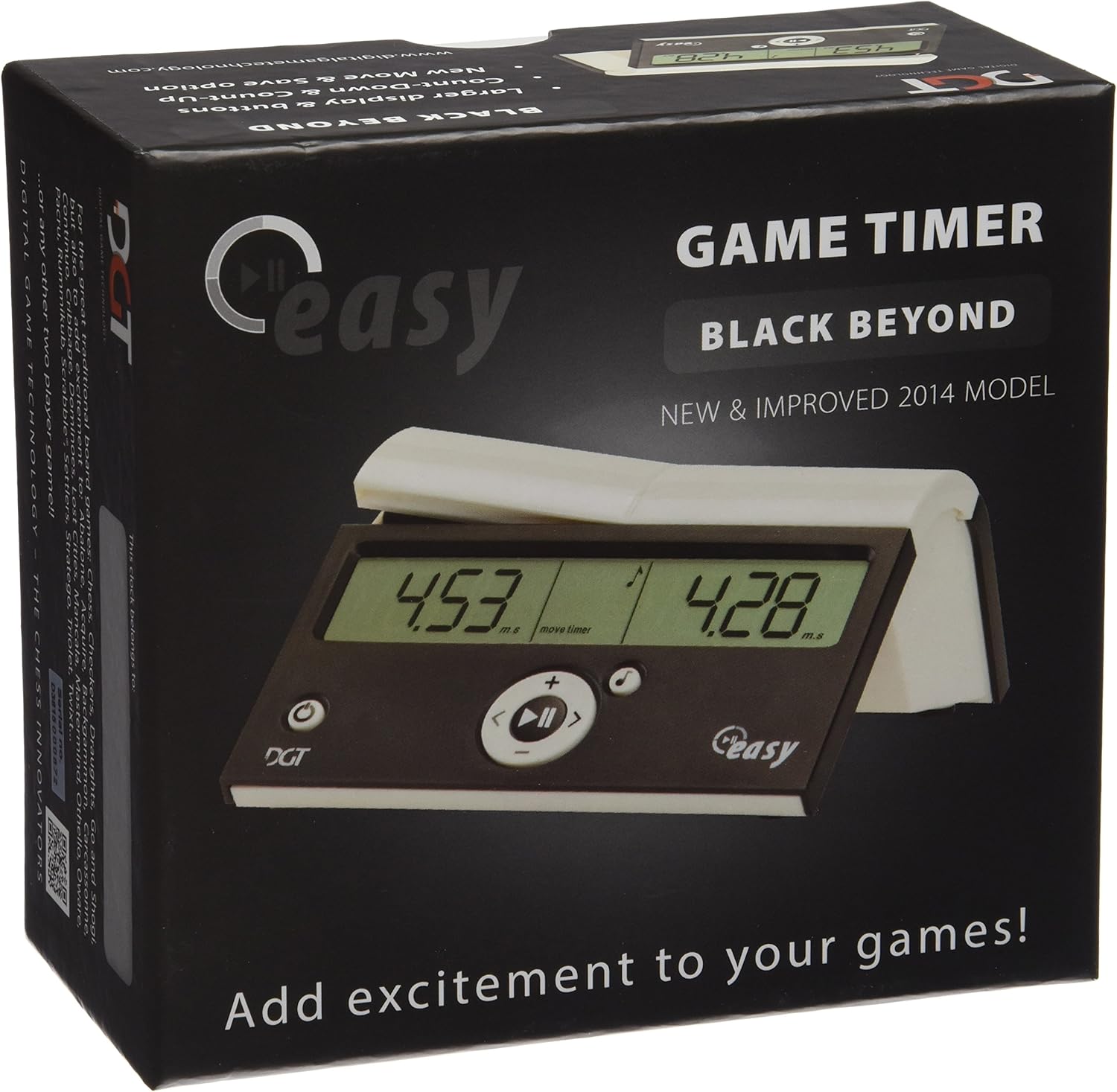 DGT Easy Digital Game Timer – Black Beyond – BigaMart