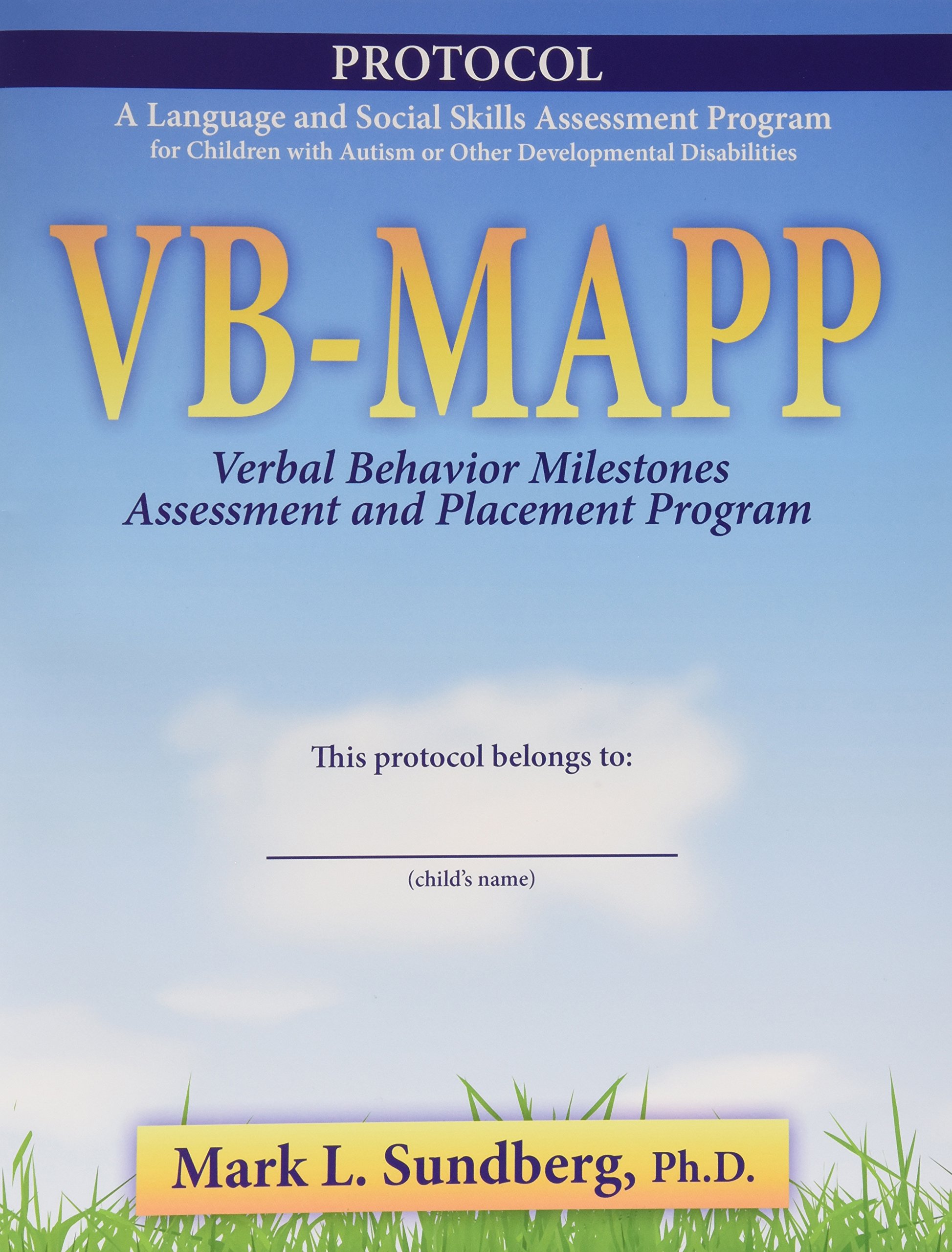 Mua VB-MAPP: Verbal Behavior Milestones Assessment and Placement ...