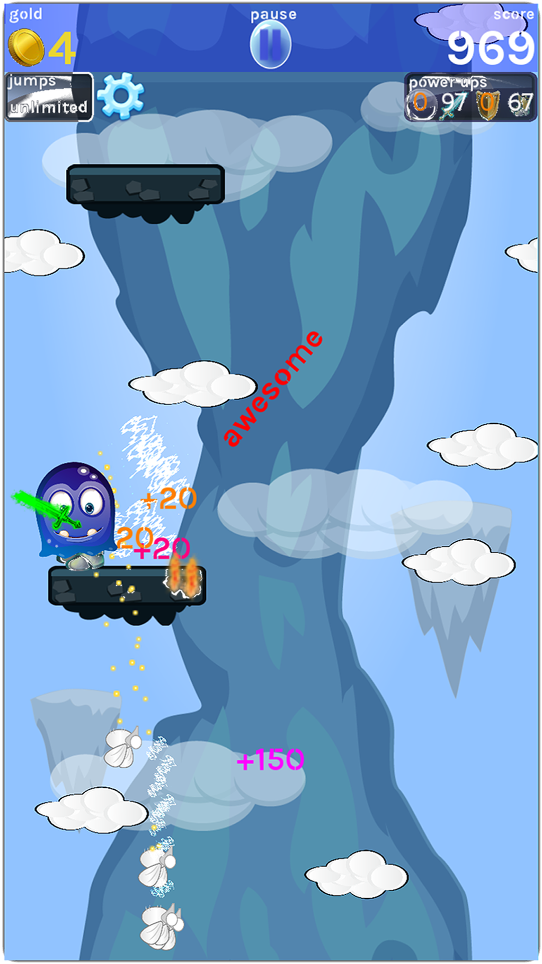 Jumpy Cloud Heroes:Amazon.com:Appstore for Android